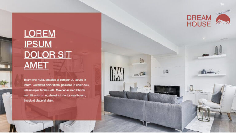 Dream House Presentation Template: 50 Slides PPTX, KEY, Google Slides ...