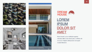 Dream House Presentation Template: 50 Slides PPTX, KEY, Google Slides ...