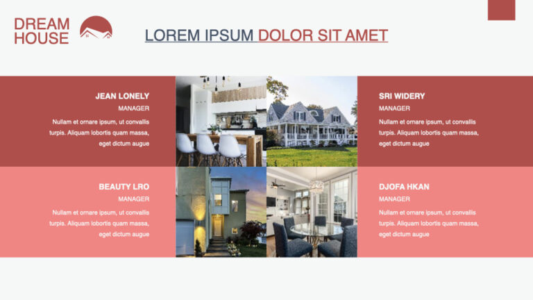 Dream House Presentation Template: 50 Slides PPTX, KEY, Google Slides ...