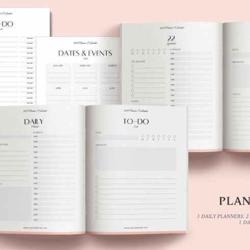 Canva Planner & 2022 Calendar Kit v3 | MasterBundles