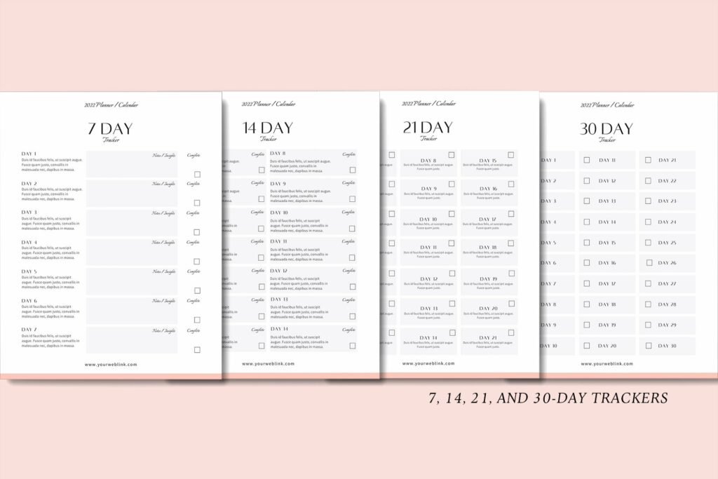 Canva Planner & 2022 Calendar Kit v3 – MasterBundles