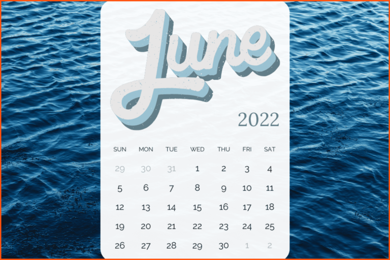 40+ Best June Calendars for 2022
