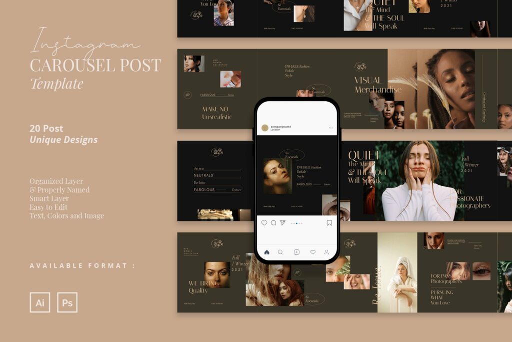 Instagram Carousel Bundle – MasterBundles