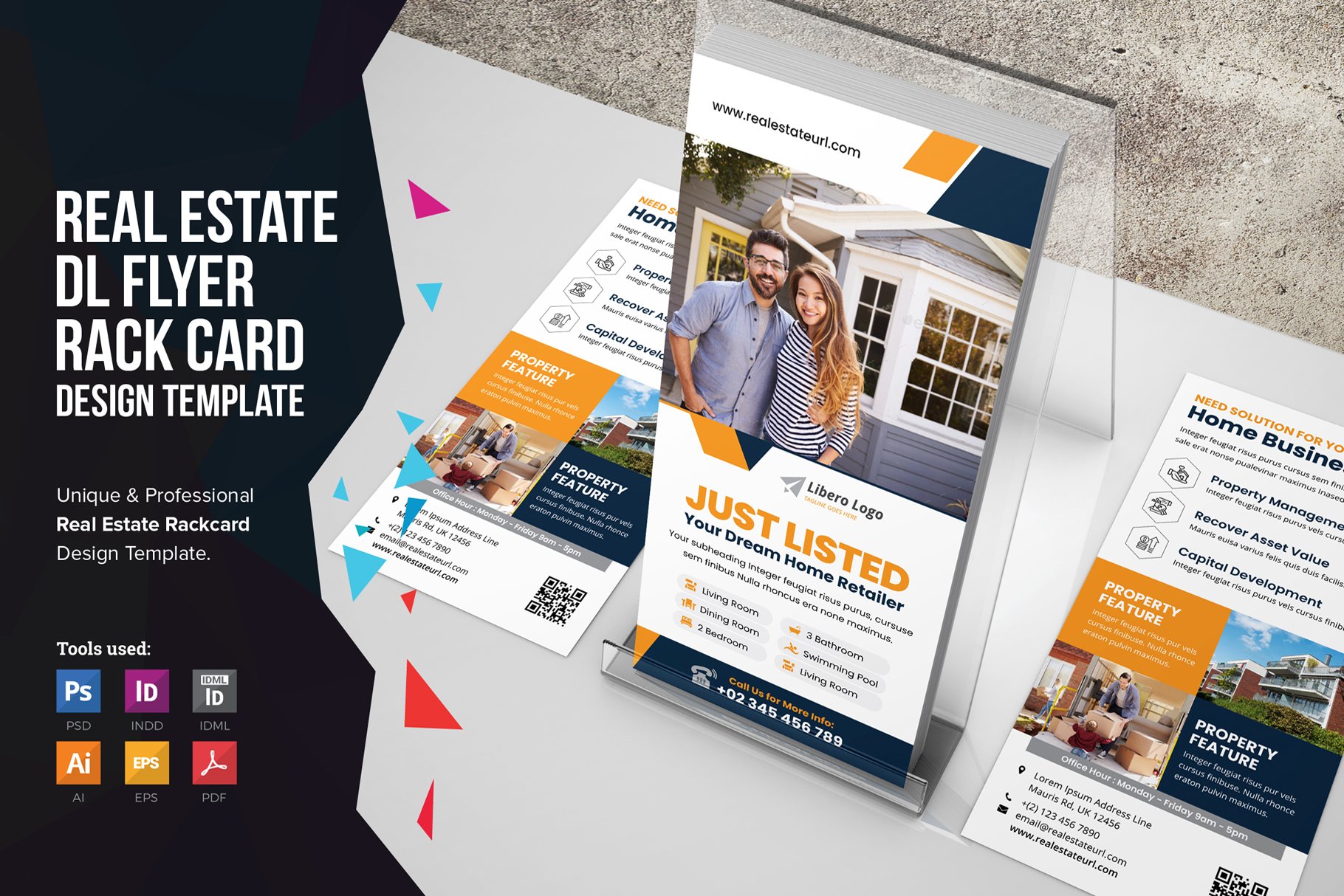 Real Estate Rack Card DL Flyer – MasterBundles