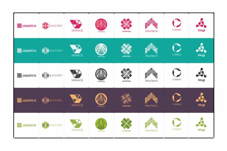 40 Tech Logos – MasterBundles