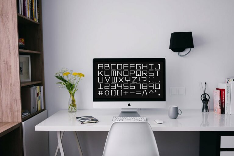 Digital letters. English alphabet – MasterBundles