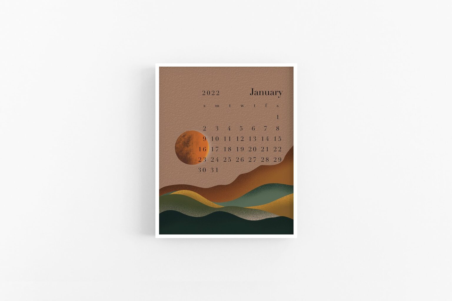 Abstract Calendar 2022 – MasterBundles