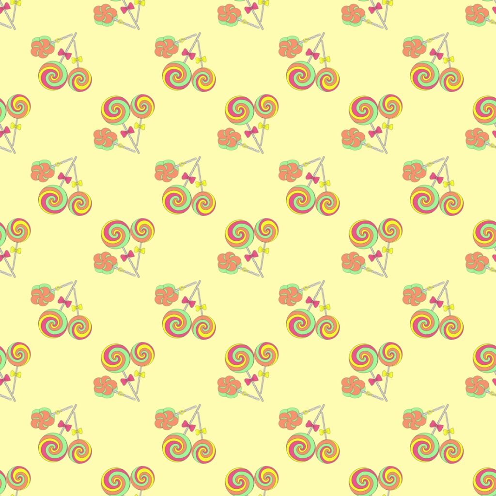 1 png 11 jpeg Hand- drawn seamless sweets patterns - MasterBundles