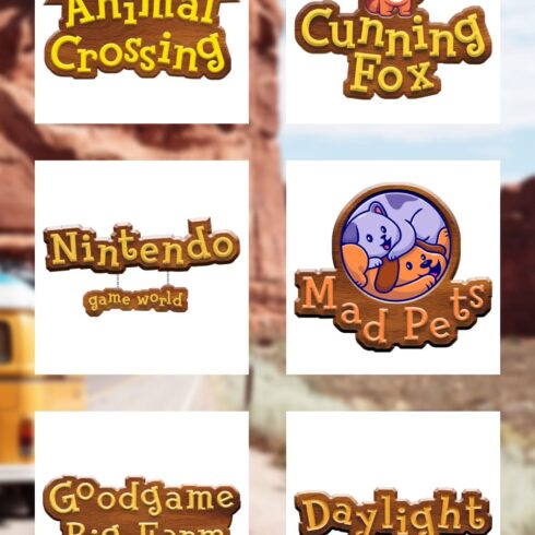 Animal Crossing Logo Template – MasterBundles