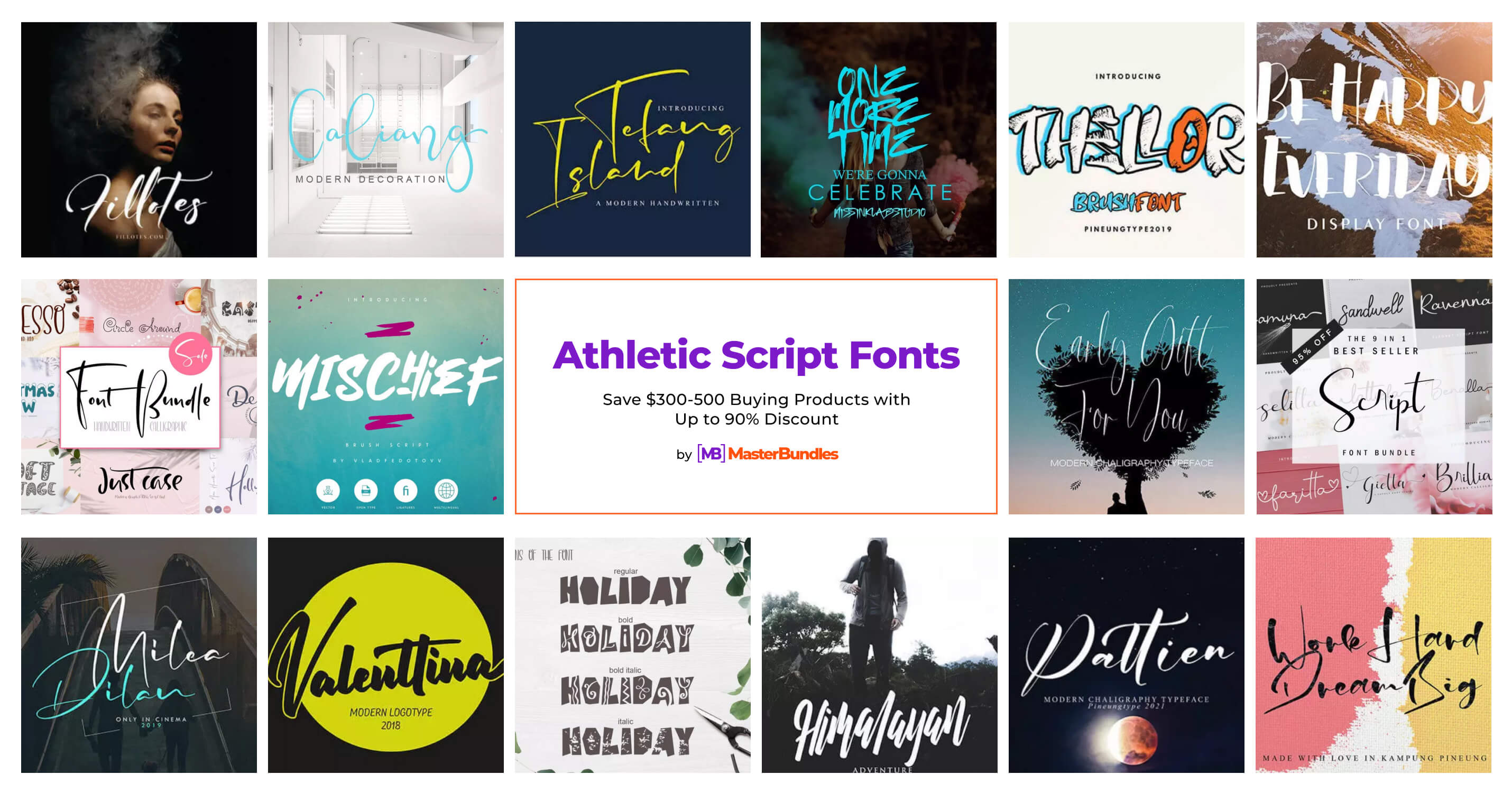 24+ Athletic Script Fonts 2025 - MasterBundles