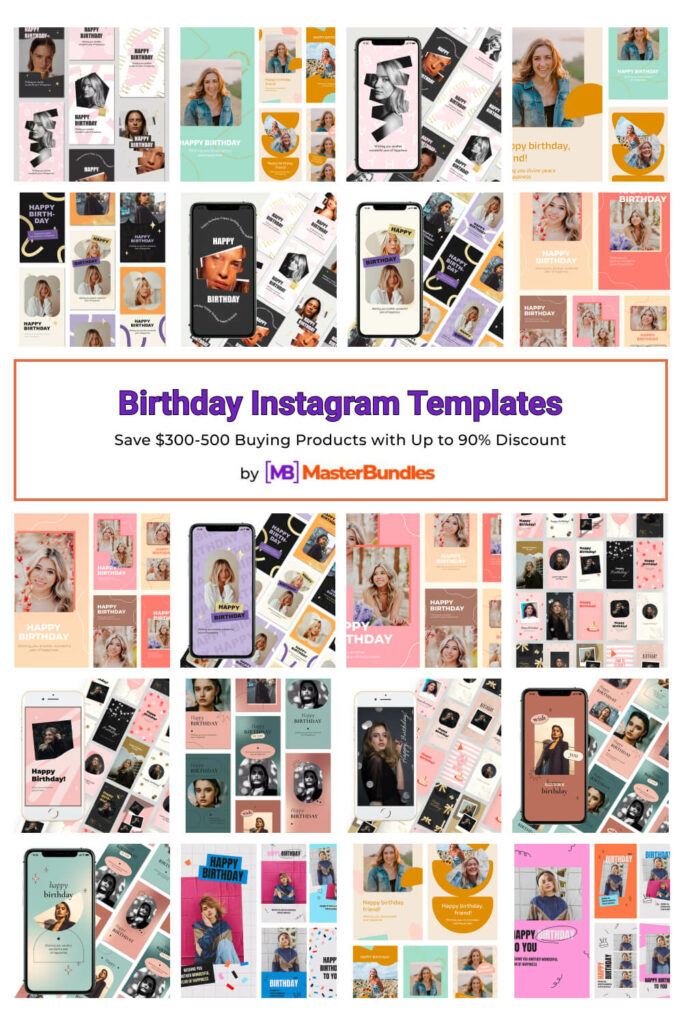 15+ Birthday Instagram Templates for 2024 - MasterBundles
