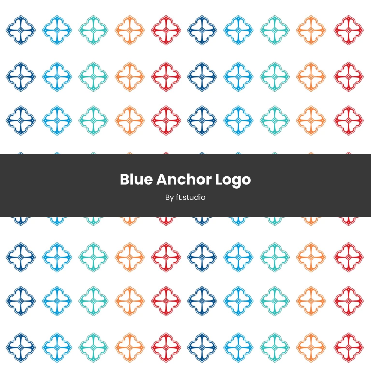 Blue Anchor Logo – MasterBundles
