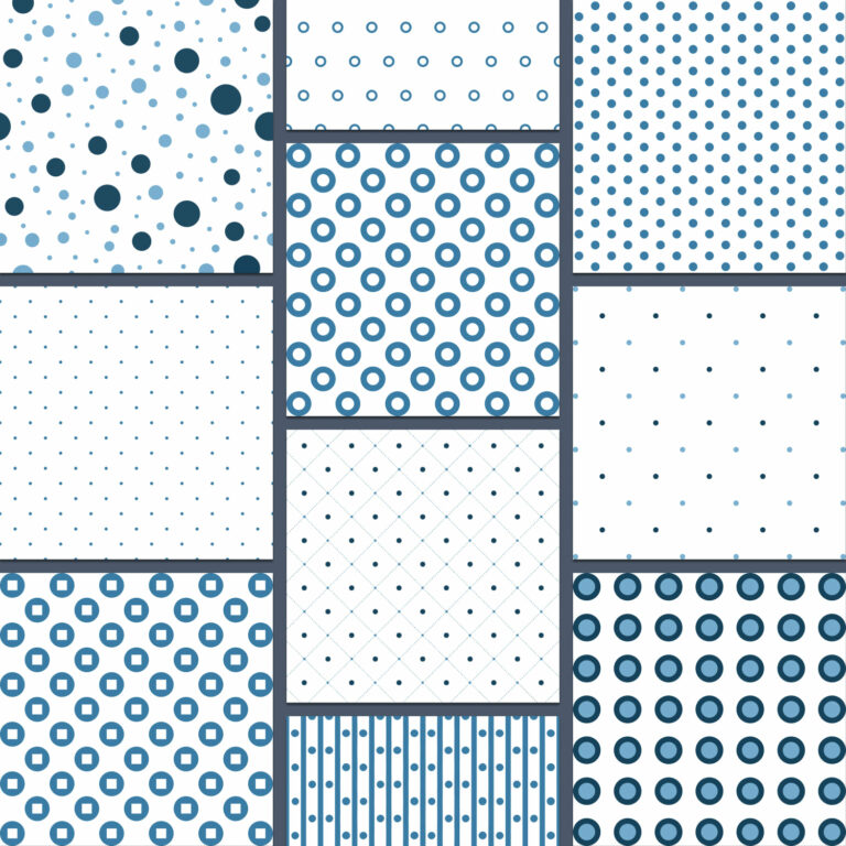 Blue Polka Dot Patterns – MasterBundles