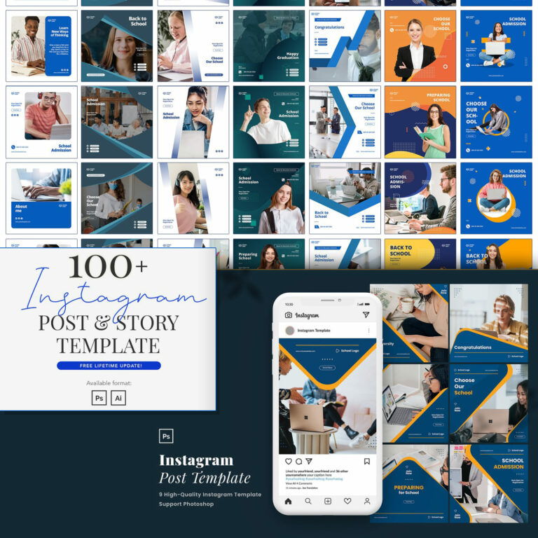 Bundle Education School Instagram – MasterBundles