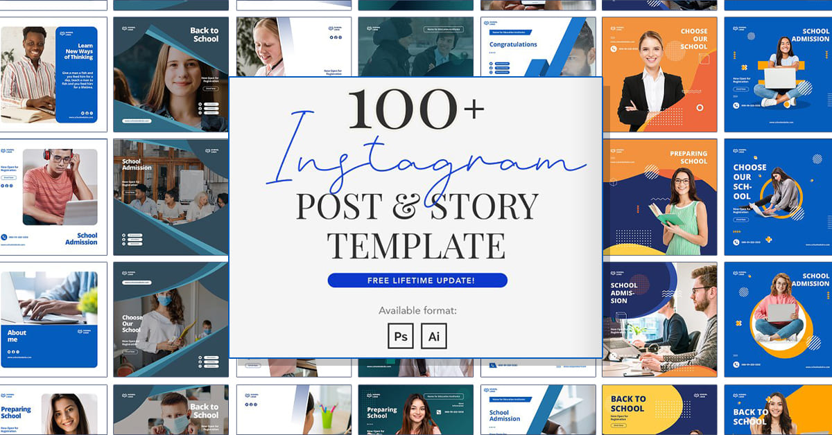 Bundle Education School Instagram – MasterBundles