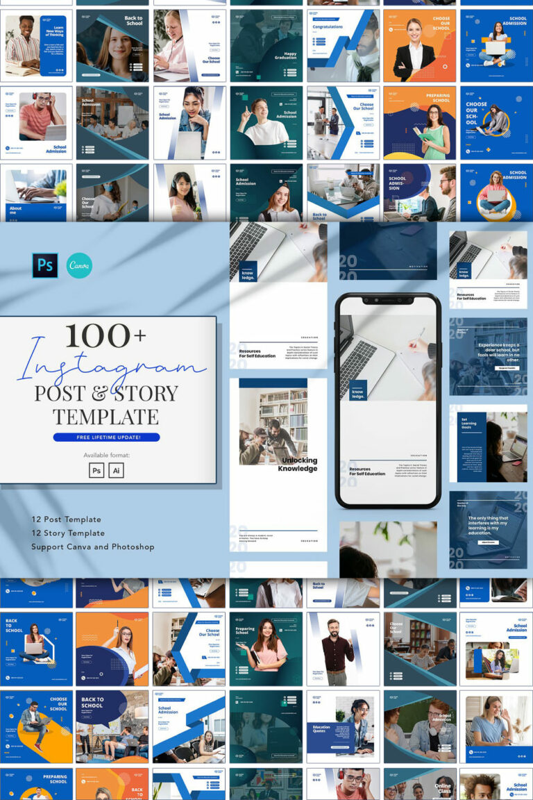 Bundle Education School Instagram – MasterBundles