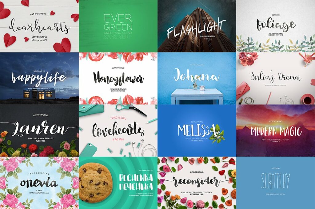 109 in 1 Best Font Bundle – MasterBundles