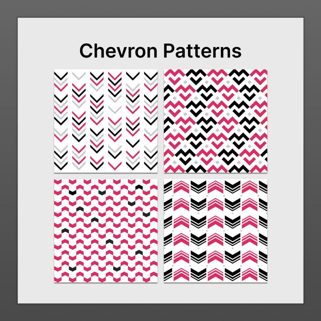 Extensive Chevron Patterns Bundle: 40 Items – MasterBundles