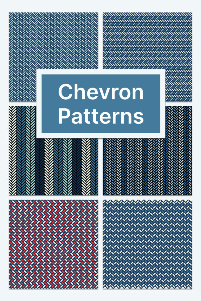 Navy Chevron Patterns – MasterBundles