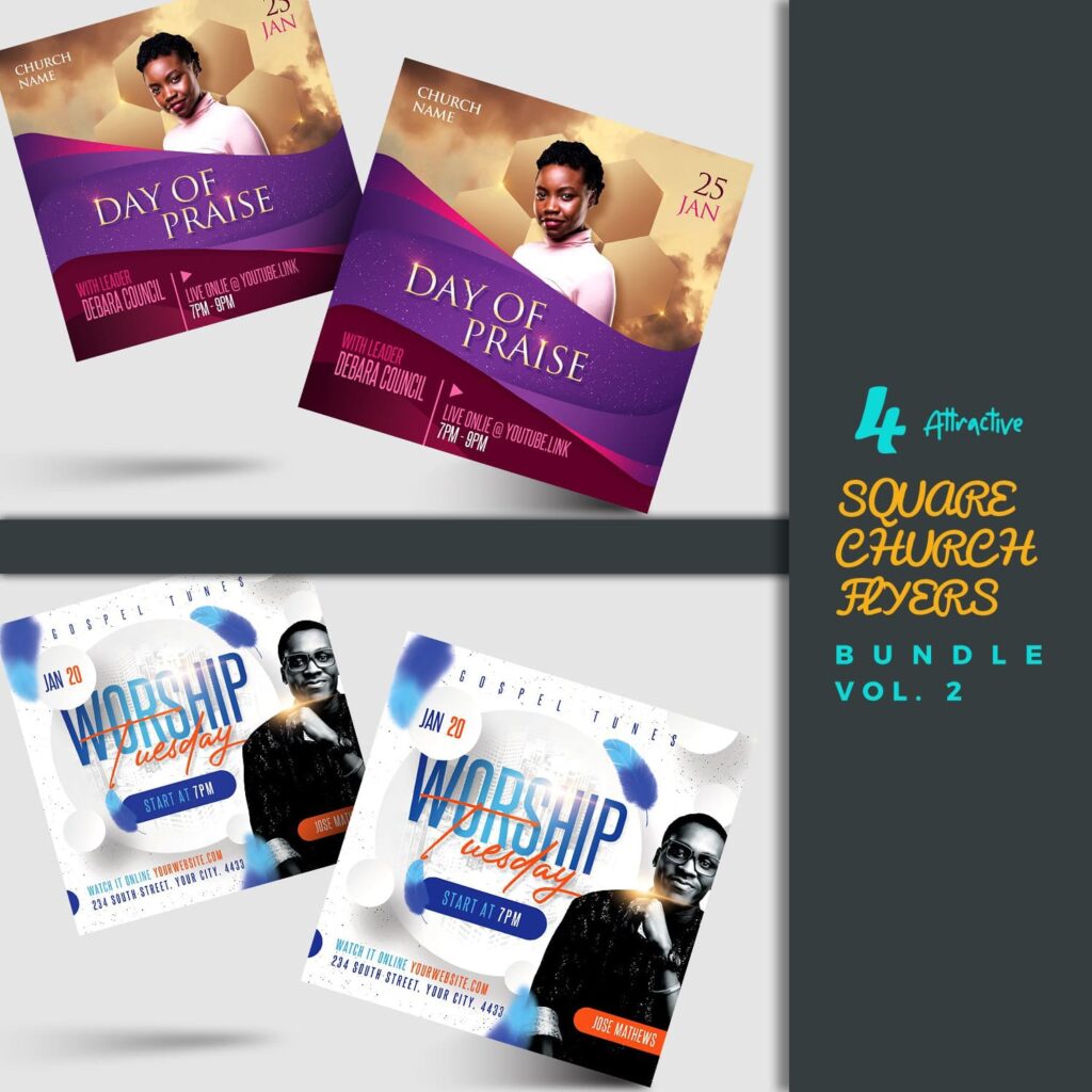 15+ Best Church Flyer Background Templates 2023 – MasterBundles
