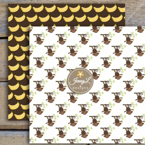 Monkey Digital Papers & Clipart | Master Bundles