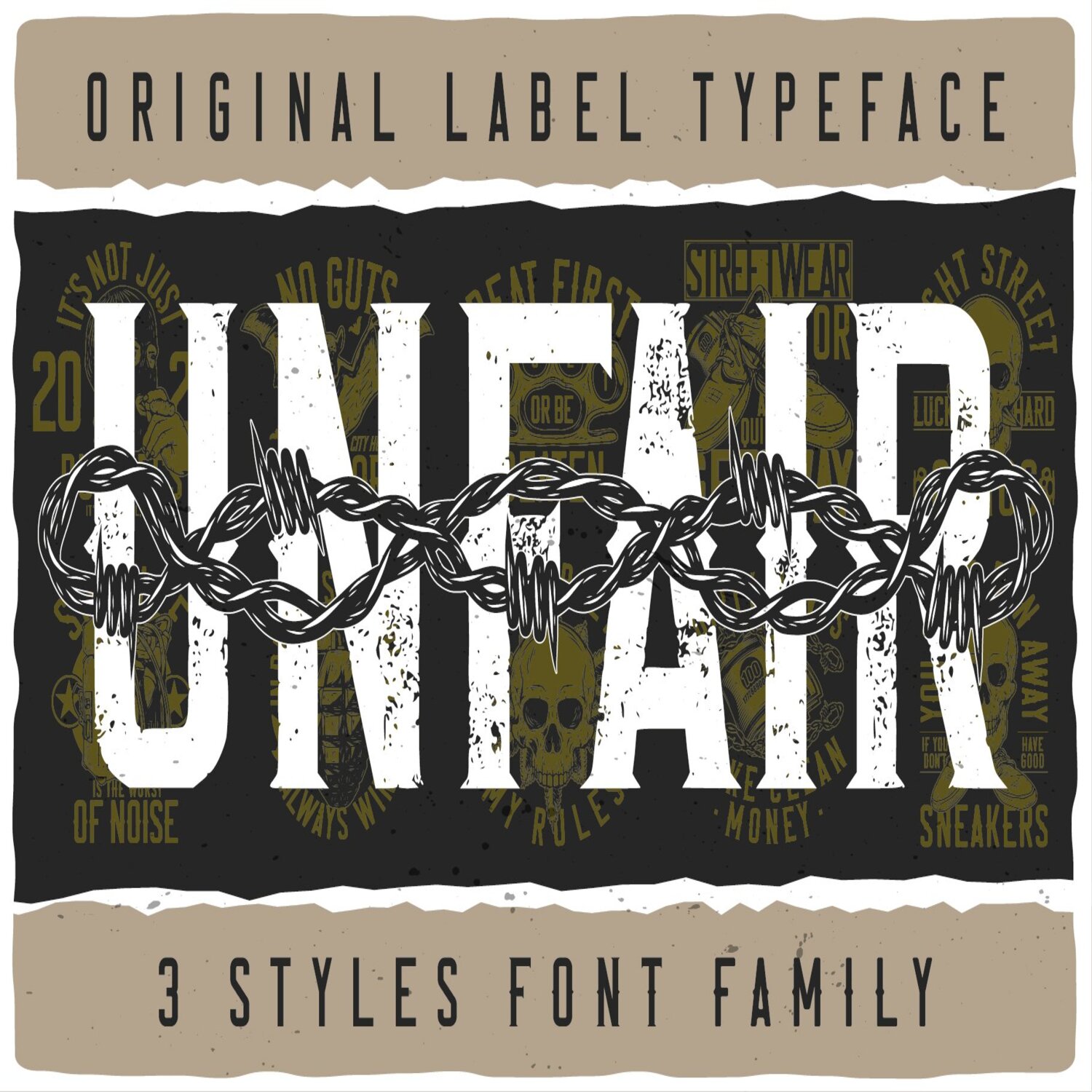 Unfair Font Family – MasterBundles