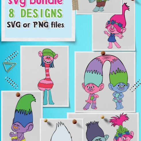 Colored Troll SVG Bundle | MasterBundles