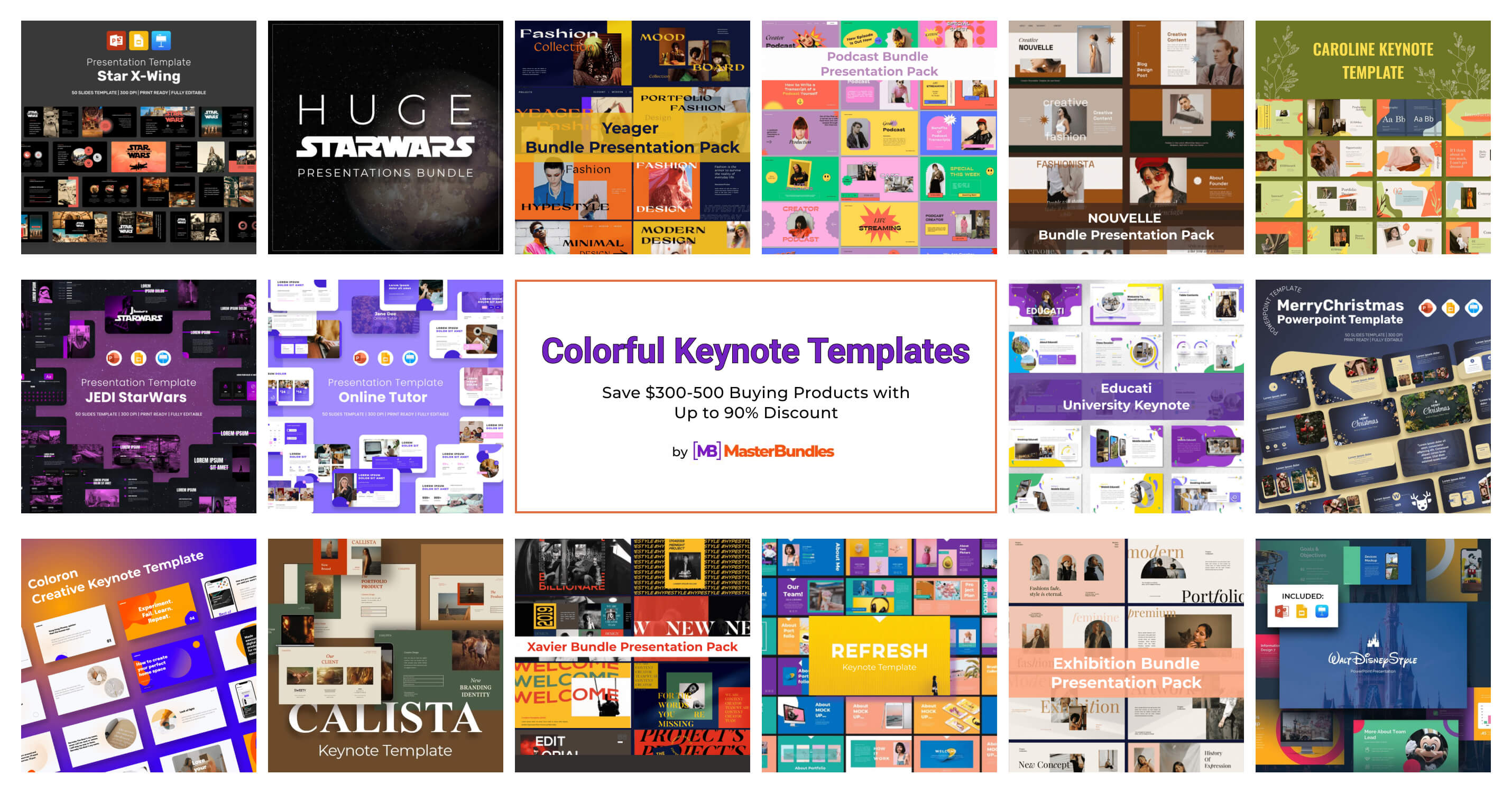 44+ Colorful Keynote Templates for 2025 - MasterBundles