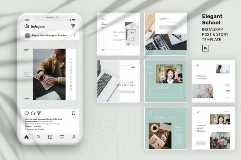 Bundle Education School Instagram – MasterBundles