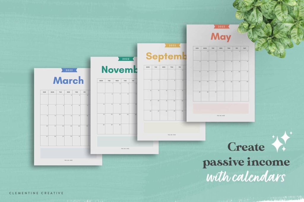 2022 Calendar Template Canva – MasterBundles