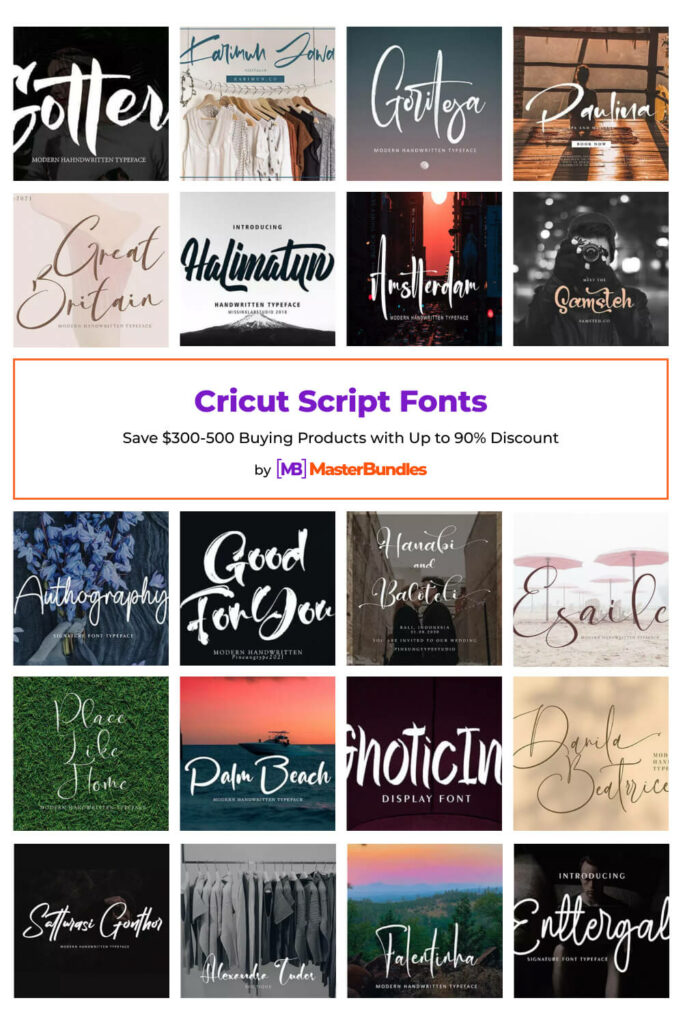 18+ Best Cricut Script Fonts (2022) - MasterBundles