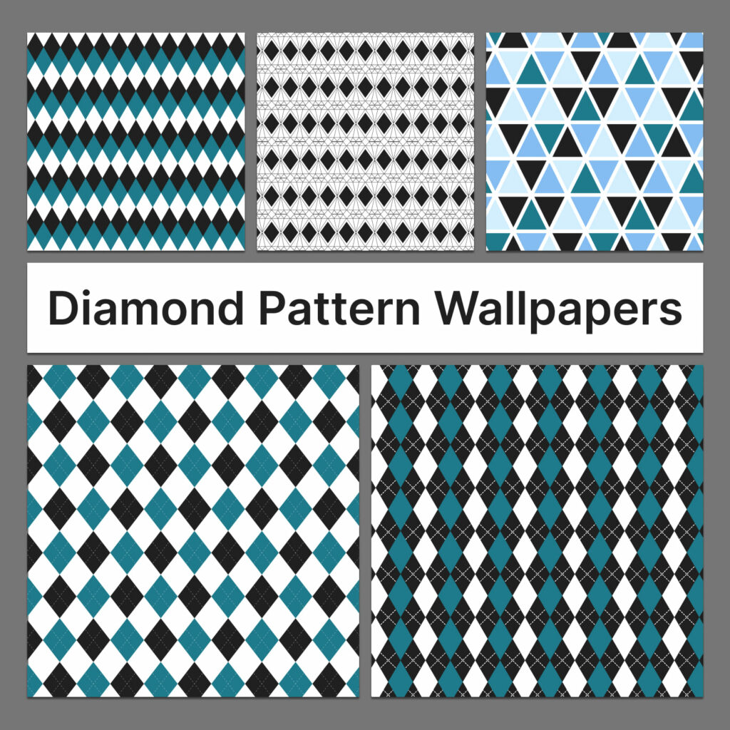 Diamond Pattern Wallpapers – MasterBundles