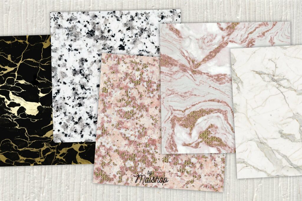 Seamless Digital Paper Stones Set 01 – MasterBundles