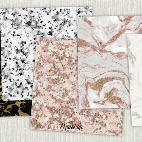 Seamless Digital Paper Stones Set 01 | MasterBundles