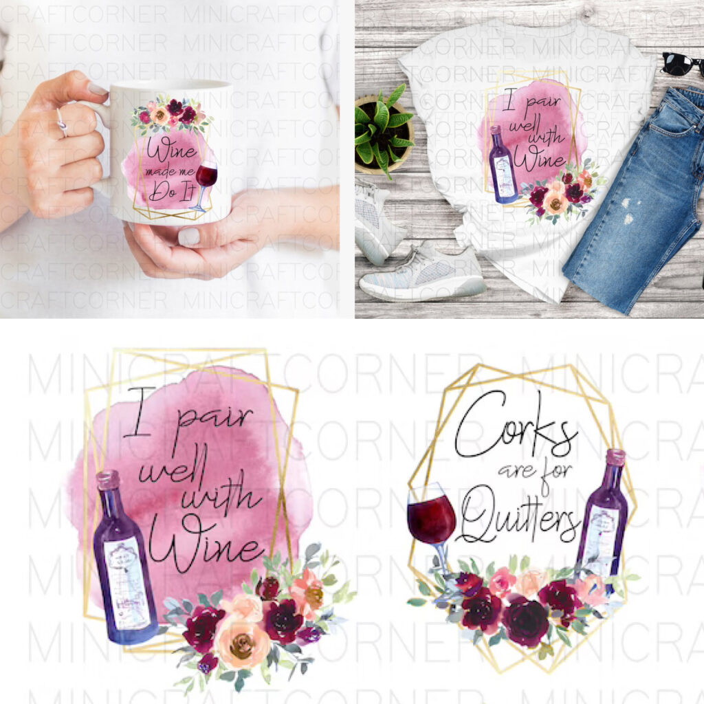 Digital Sublimation Wine Quote Bundle – MasterBundles