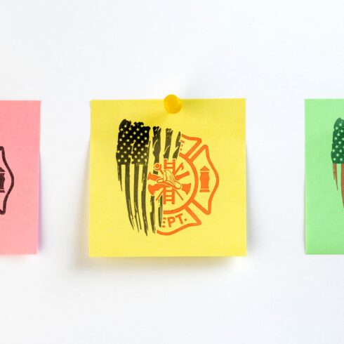 Distressed Firefighter Flag SVG, Firefighter SVG,Fireman SVG - done ...