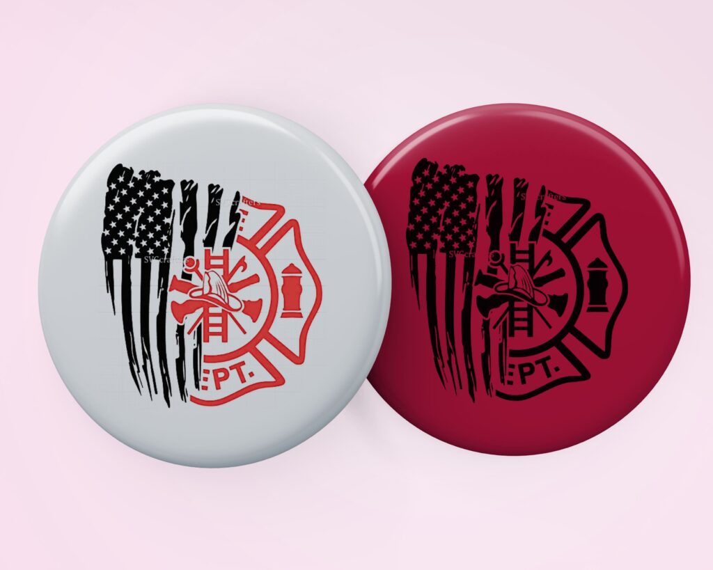 Distressed Firefighter Flag SVG, Firefighter SVG,Fireman SVG - done ...
