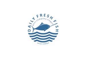 Fresh Fish Logo Design – MasterBundles