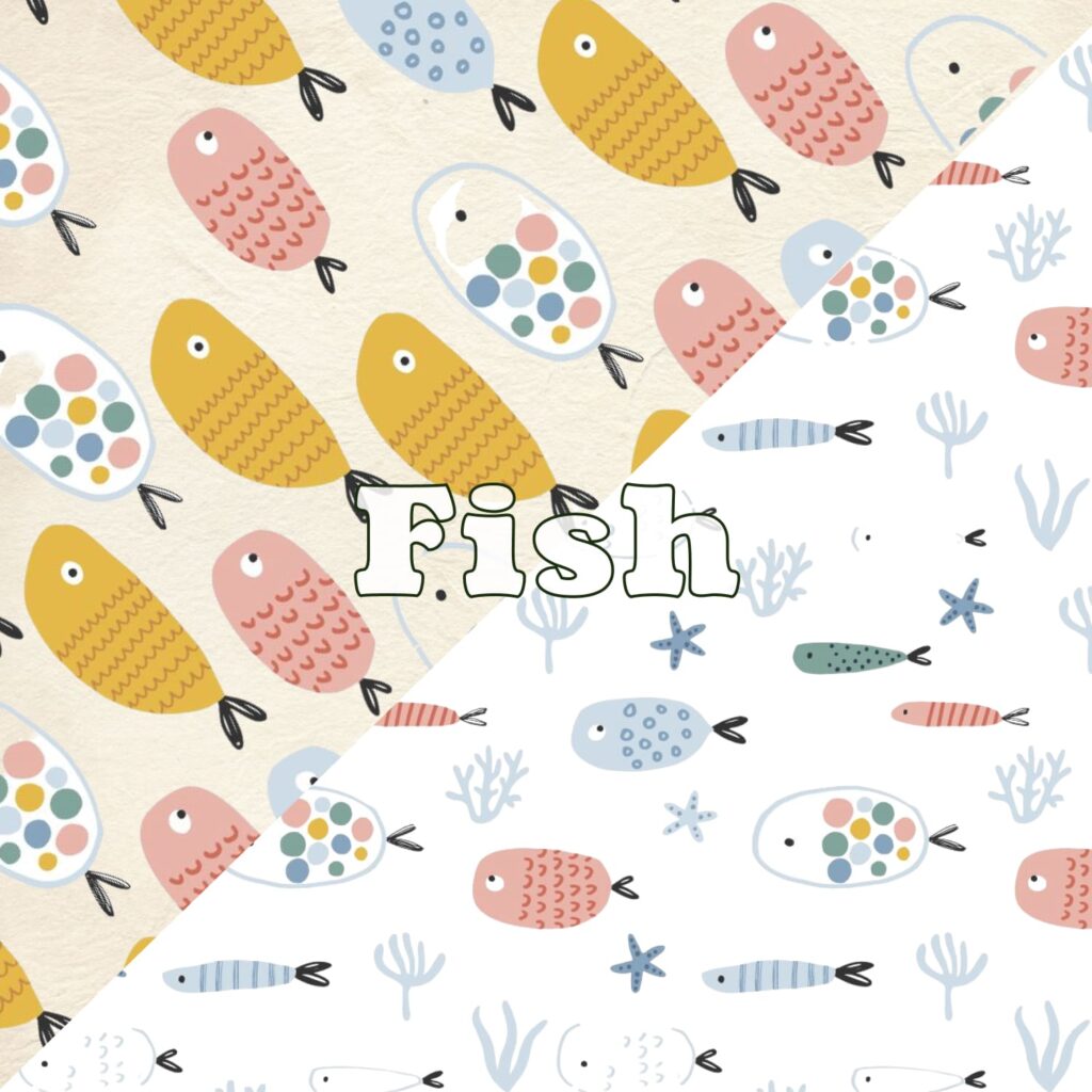 Fish Seamless Patterns – MasterBundles
