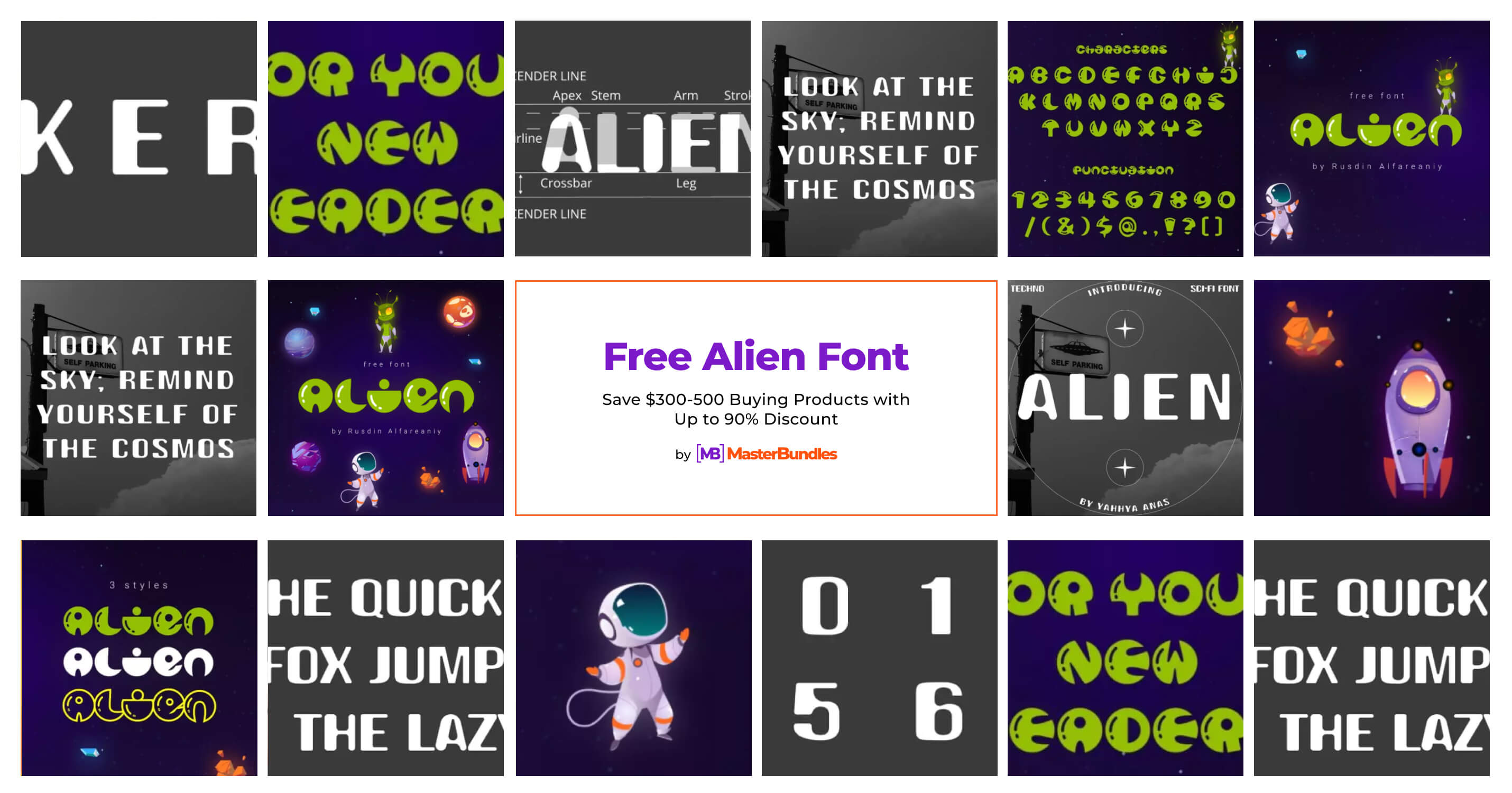 14+ Free Alien Fonts 2025 - MasterBundles