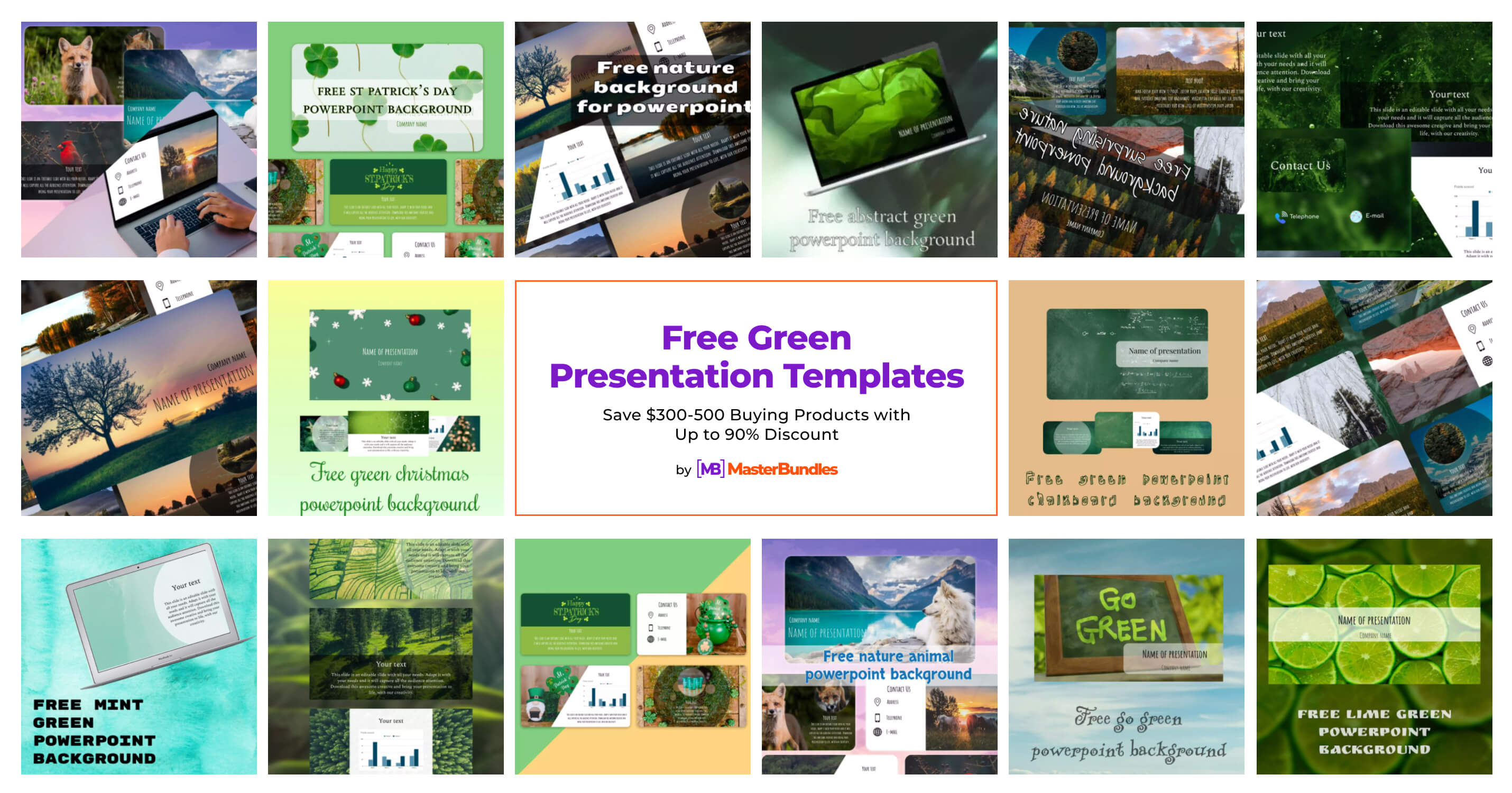 15+ Free Green Presentation Templates for 2025 - MasterBundles
