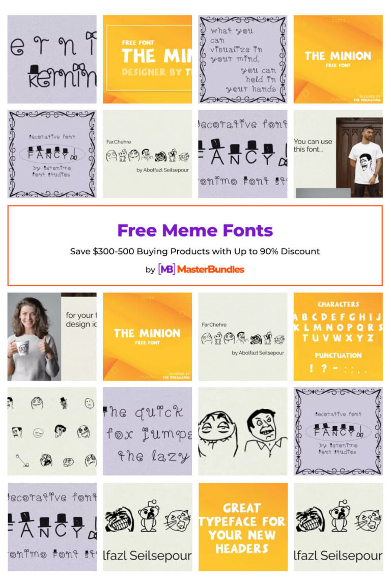 10+ Free Meme Fonts 2025 - MasterBundles