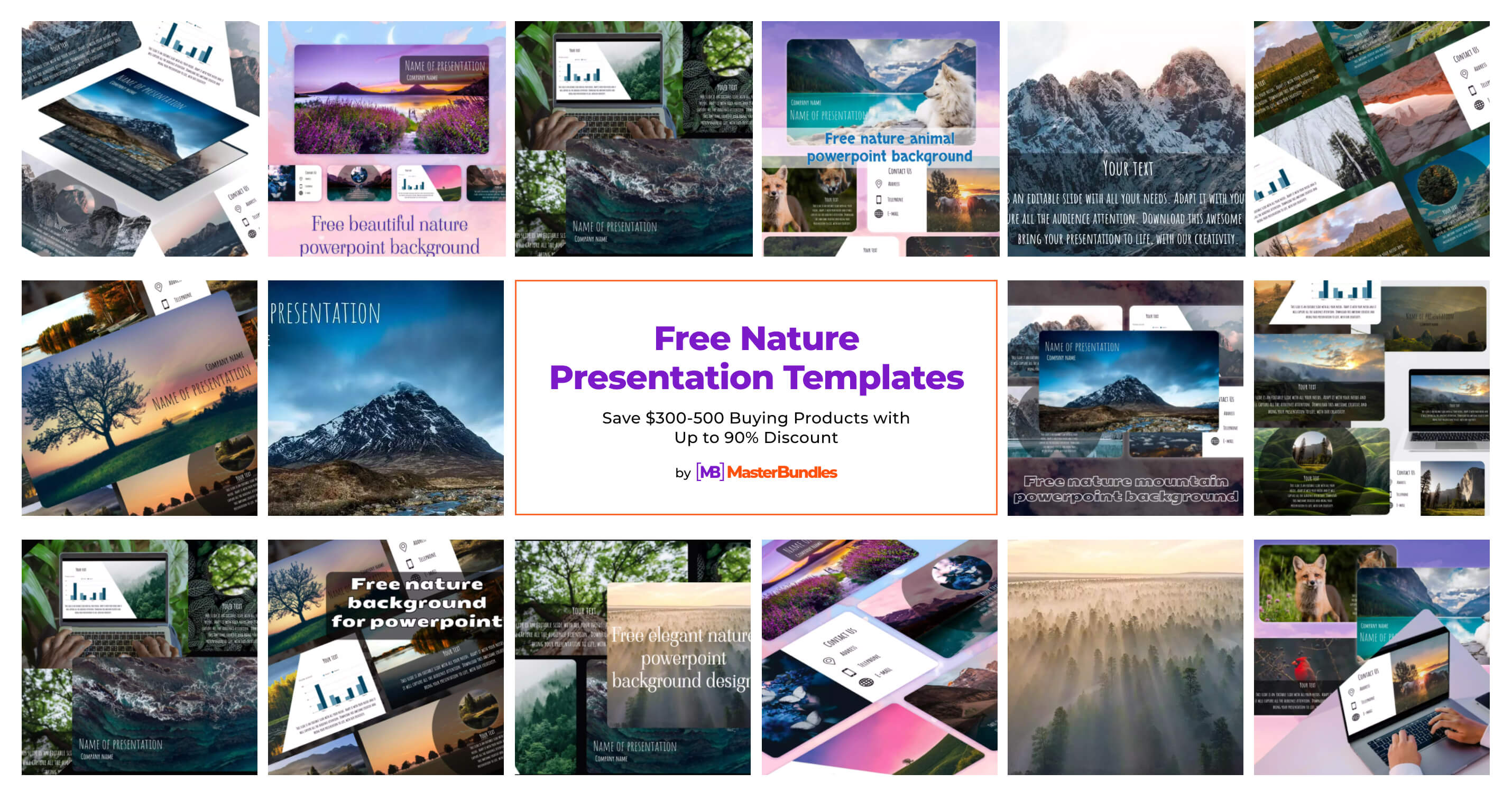 57+ Free Nature Presentation Templates for 2025 - MasterBundles
