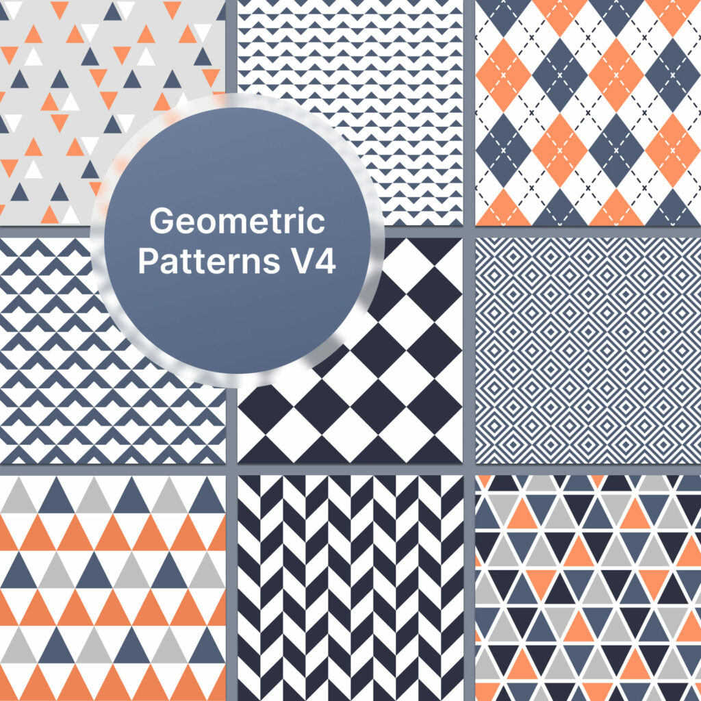 40 Geometrics Patterns Huge Bundle – MasterBundles