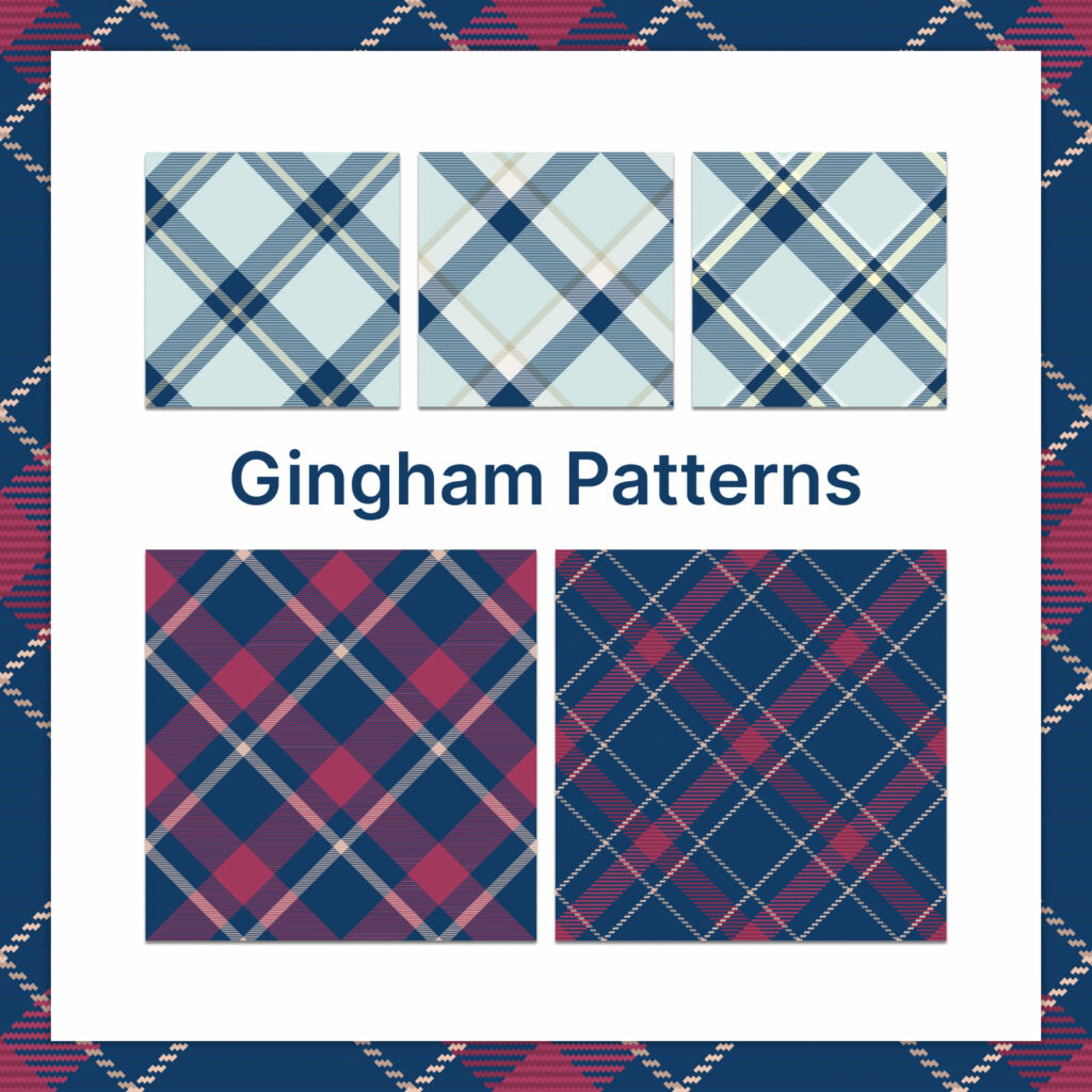 Massive Gingham Patterns Bundle: 40 Items – MasterBundles