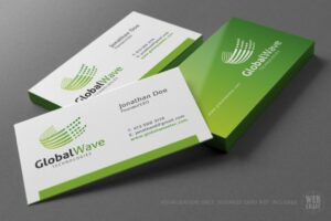 Global Wave Technology Logo Template – MasterBundles