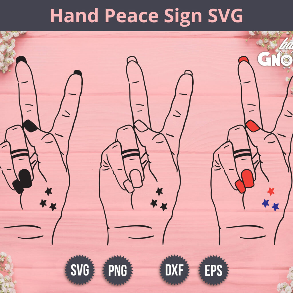 Peace Sign Svg Bundle Masterbundles
