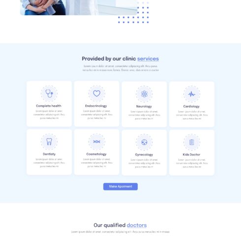 Modern Healthcare Landing Page Template | Master Bundles