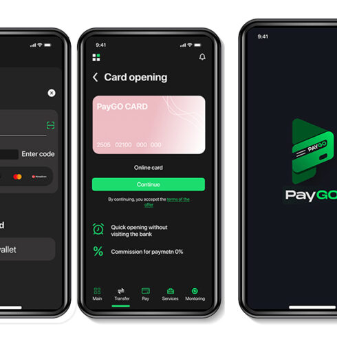 PayGO Payment App Design | MasterBundles