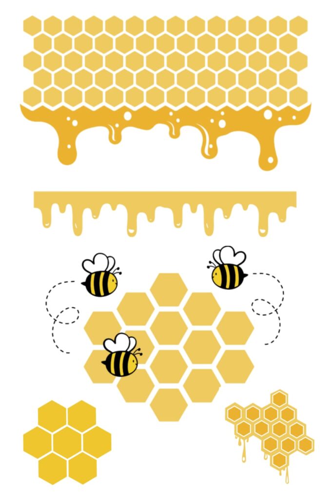 Honeycomb Svg ,Honey Drip Svg ,Honey Svg – MasterBundles